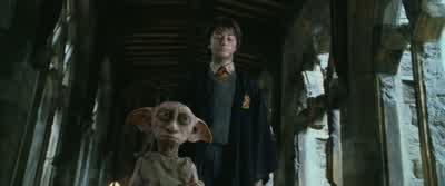 Harry Potter freed Dobby.How can Dobby ever repay him? - Just promise ...