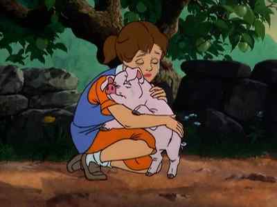 "Wilbur was what the farmers call a "spring pig", which means he was ...