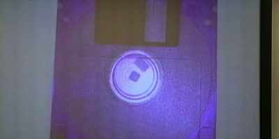 - The floppy,was it just a test file on it, or was thereanything else ...
