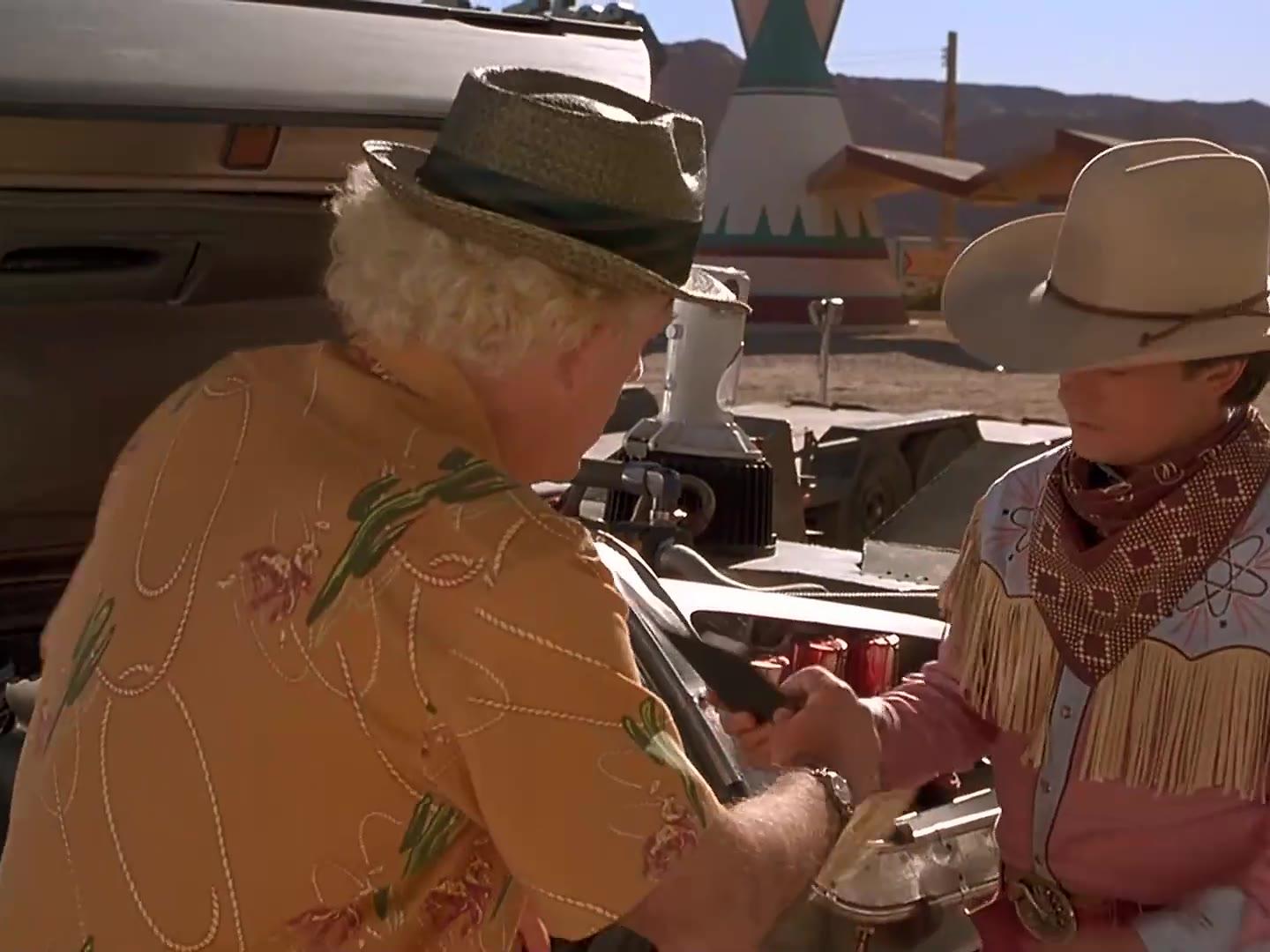 "All you have to do is drive the time vehicle directly toward that ...