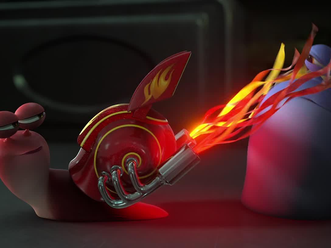 I'm Burn! Sizzle, sizzle, uh-uh! - Turbo | Clip.Cafe