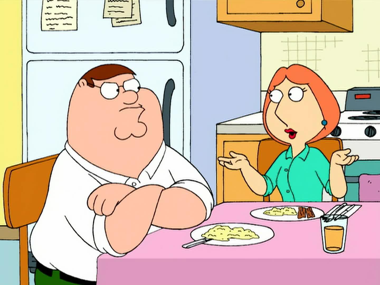 Peter, you brought this on yourself by putting on those filthy shows ...