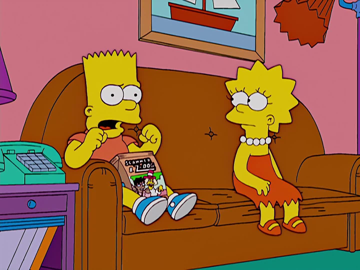 Bart, how can you laugh at that? You just had a heart attack! Yeah, but ...