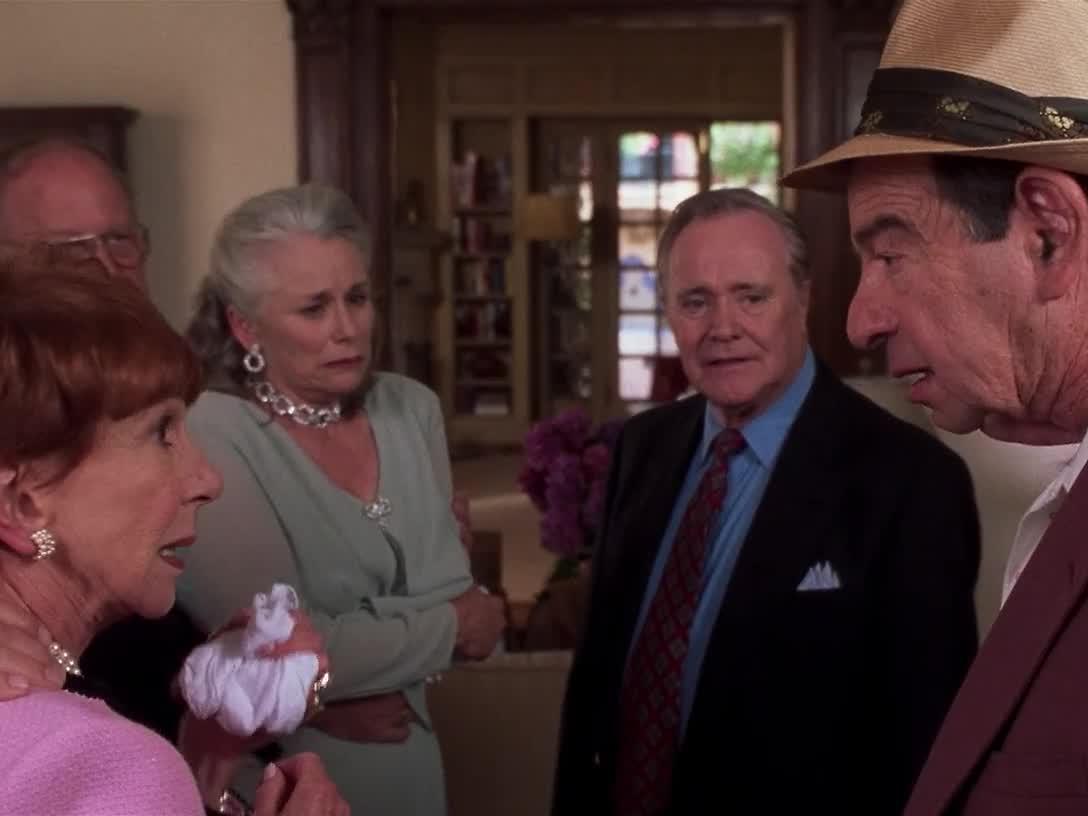 "Blanche, would you stop pointing your finger at me and yelling. You ...