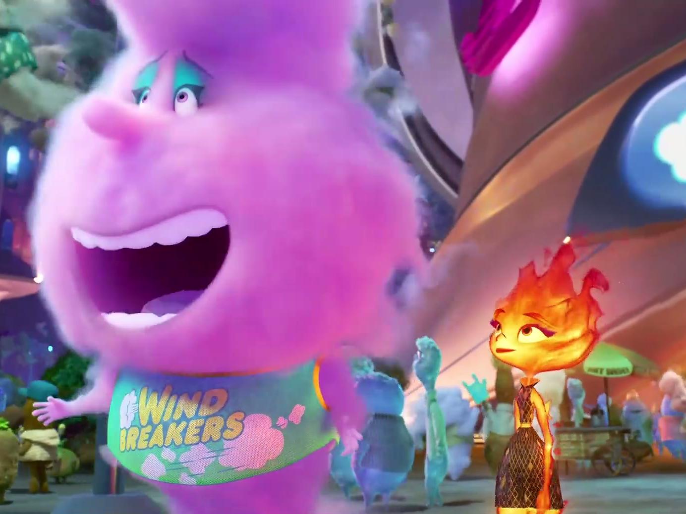 "But as a cloud puff who used tocome here with her dad..." - Elemental ...