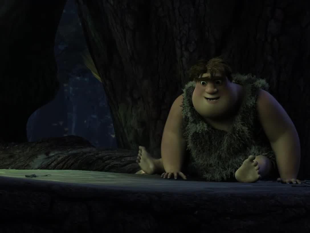 Okay, now, roll over, Douglas. Good boy, Douglas! - The Croods | Clip.Cafe