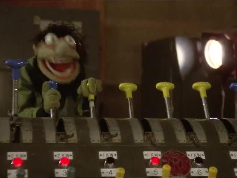 Crazy Harry plays with electricity! AH-HA-HA-HA-HA! - The Muppet Movie ...