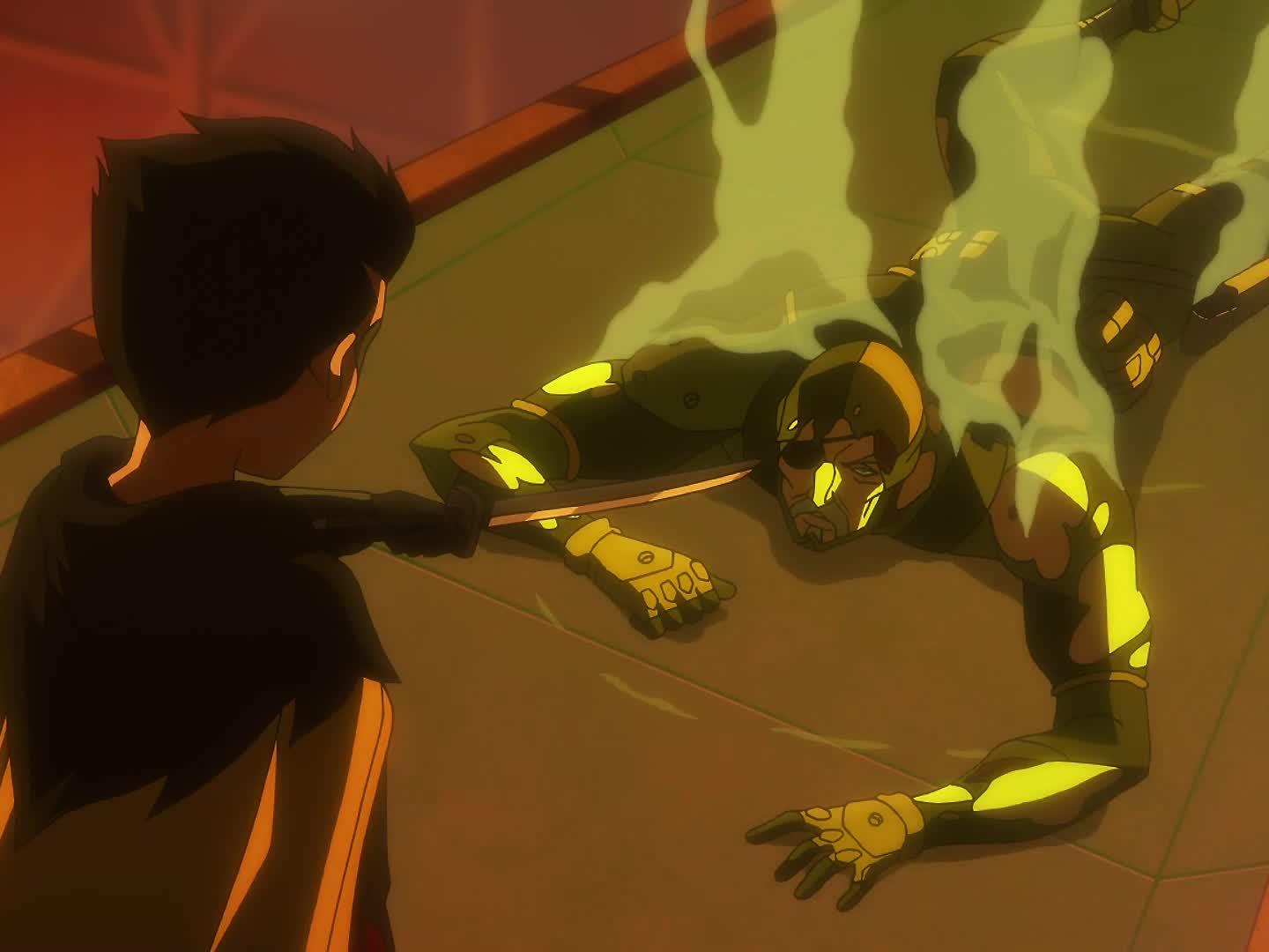 "Finish me. You were trained to kill your enemies, weren't you? It's ...