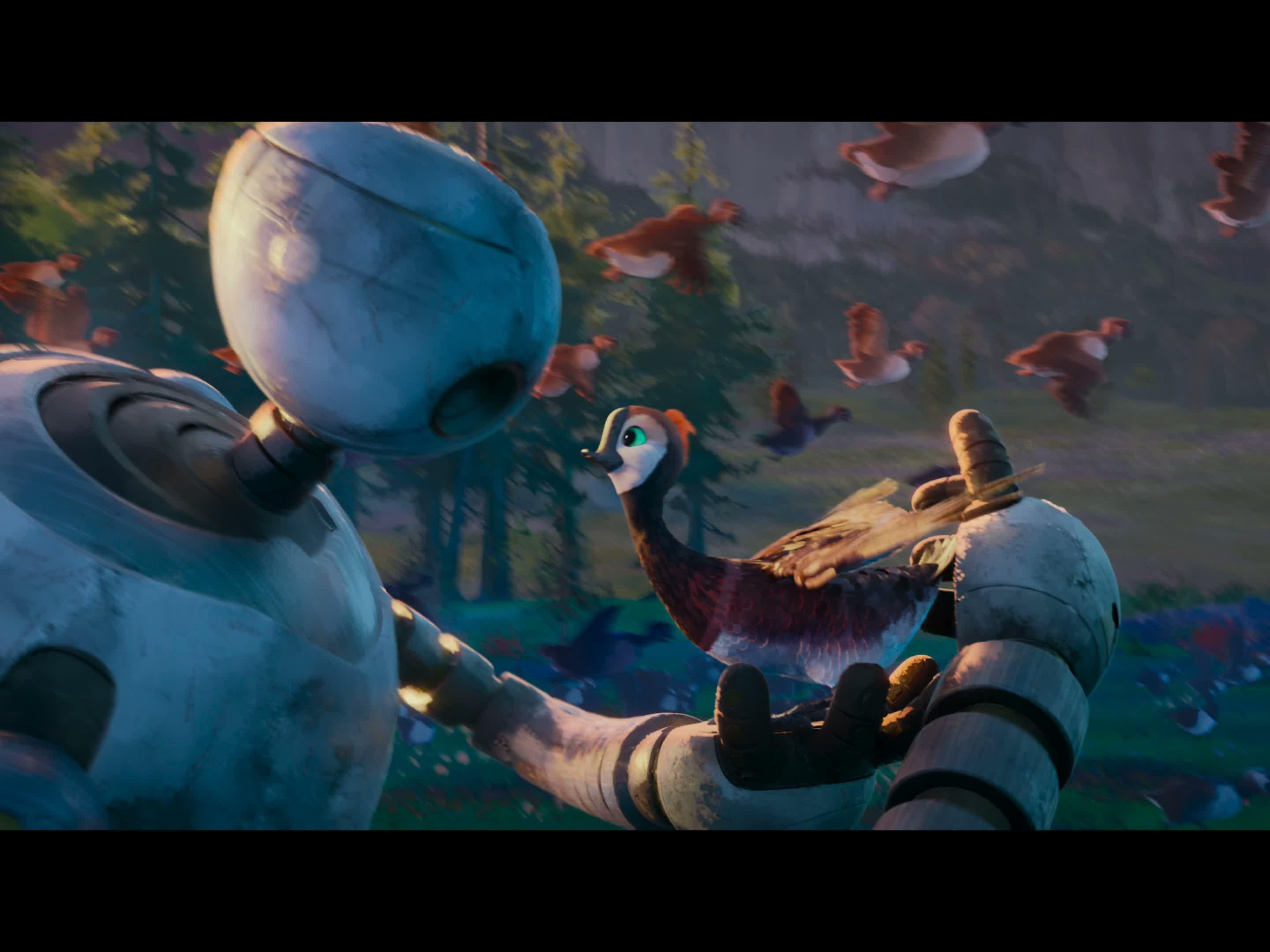Hey, little guy. Fly like you, not like them. I will. Bye, Fink. Thank ...