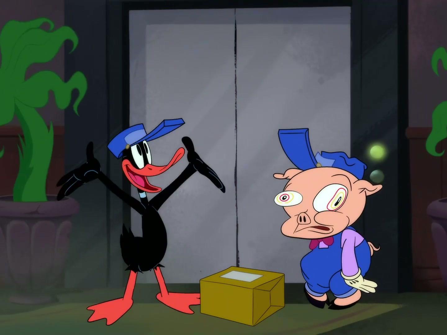 Fixed it! Daffy, I-- Desperately want to deliverthis package? I know ...