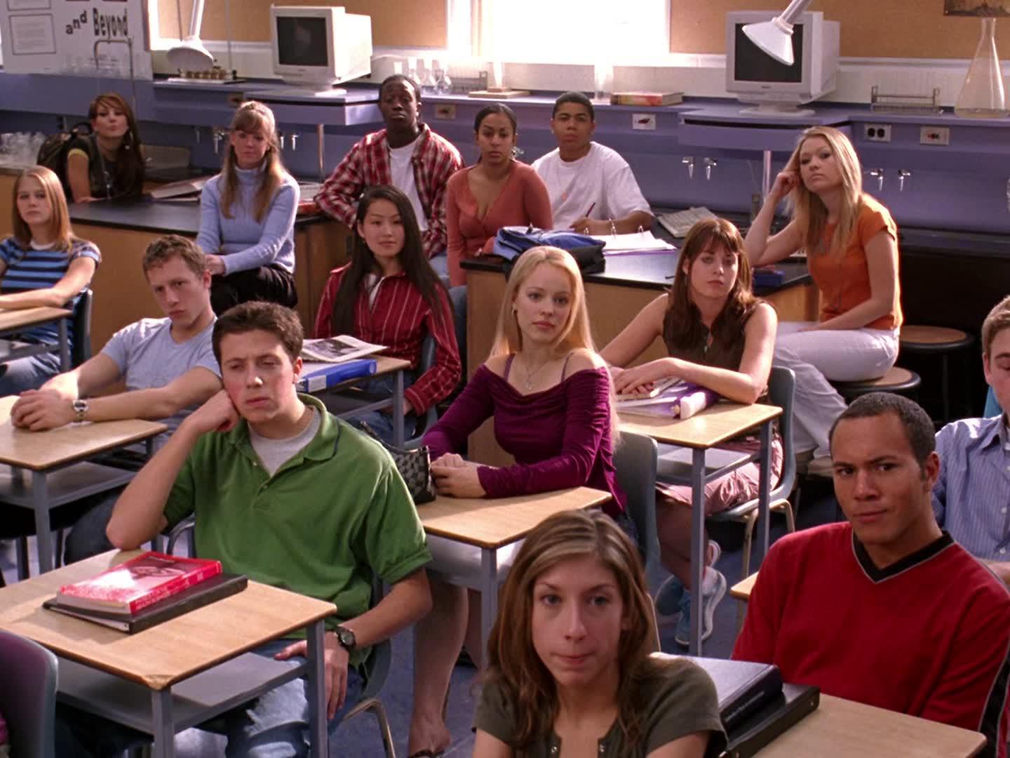 And finally, the nominees for 'Spring Fling Queen'! Regina George ...