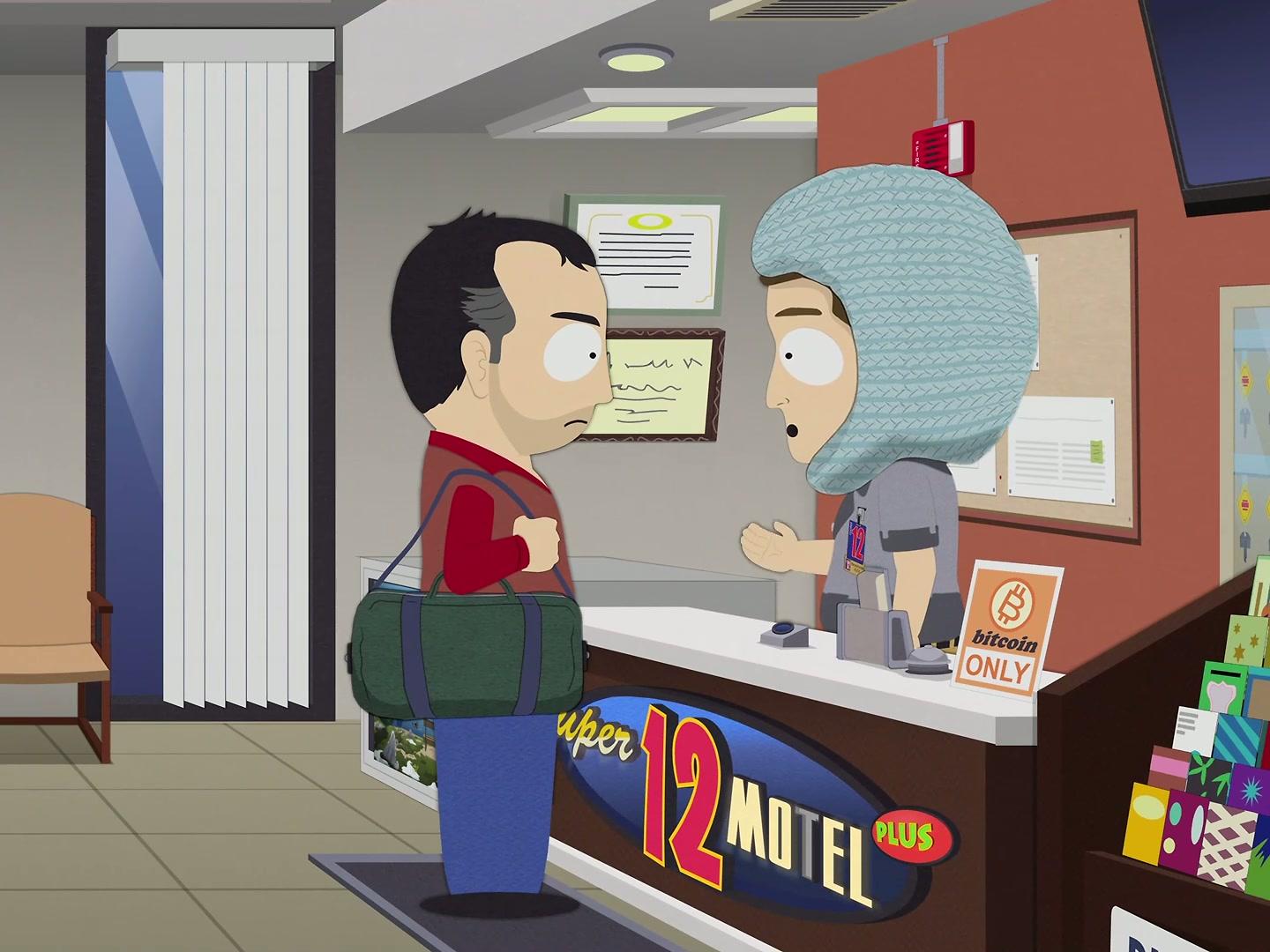 Hello, welcome tothe Super 12 Motel Plus. - South Park: Post COVID ...