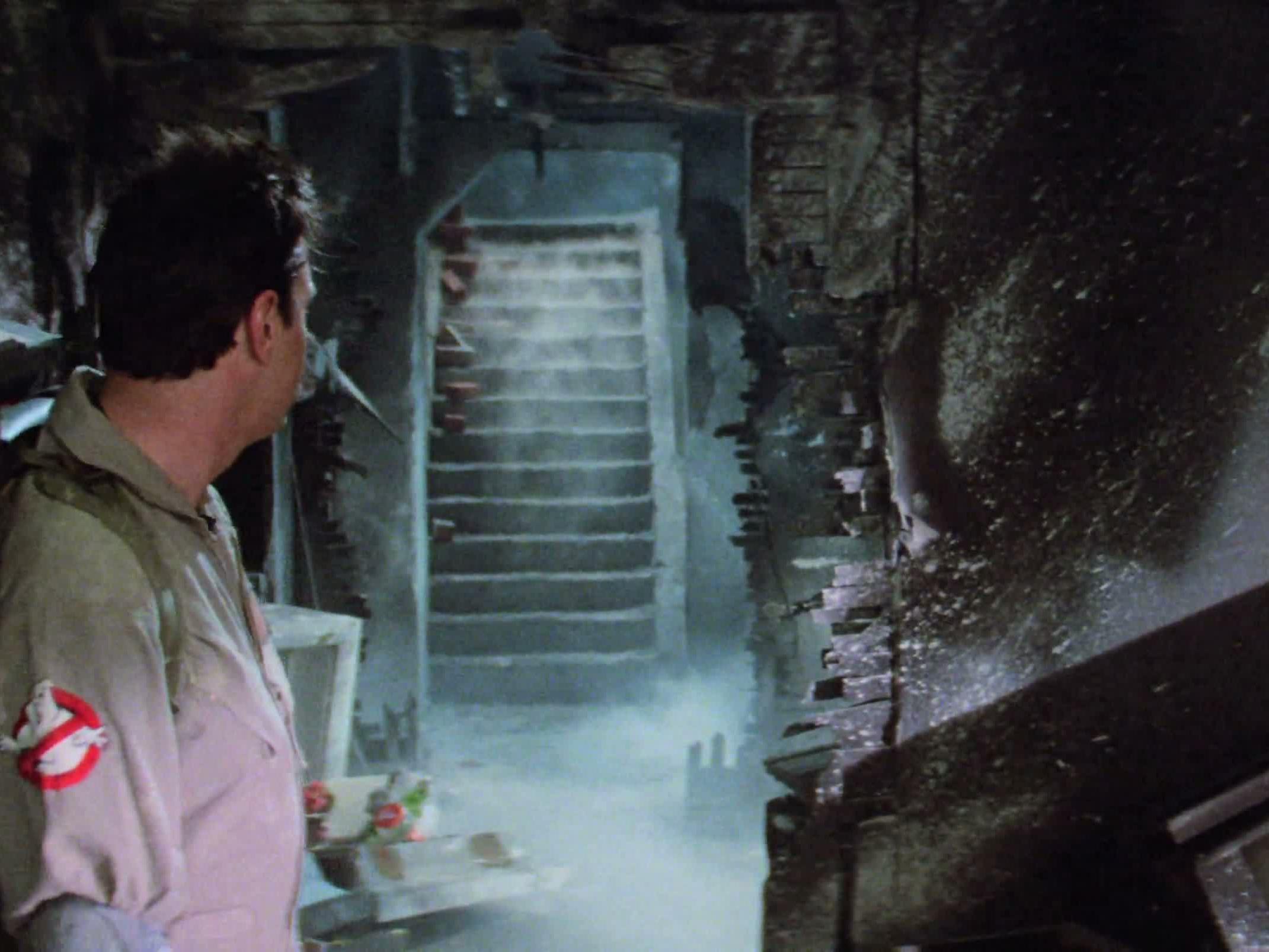 Hey, where do these stairs go? They go up. - Ghostbusters | Clip.Cafe