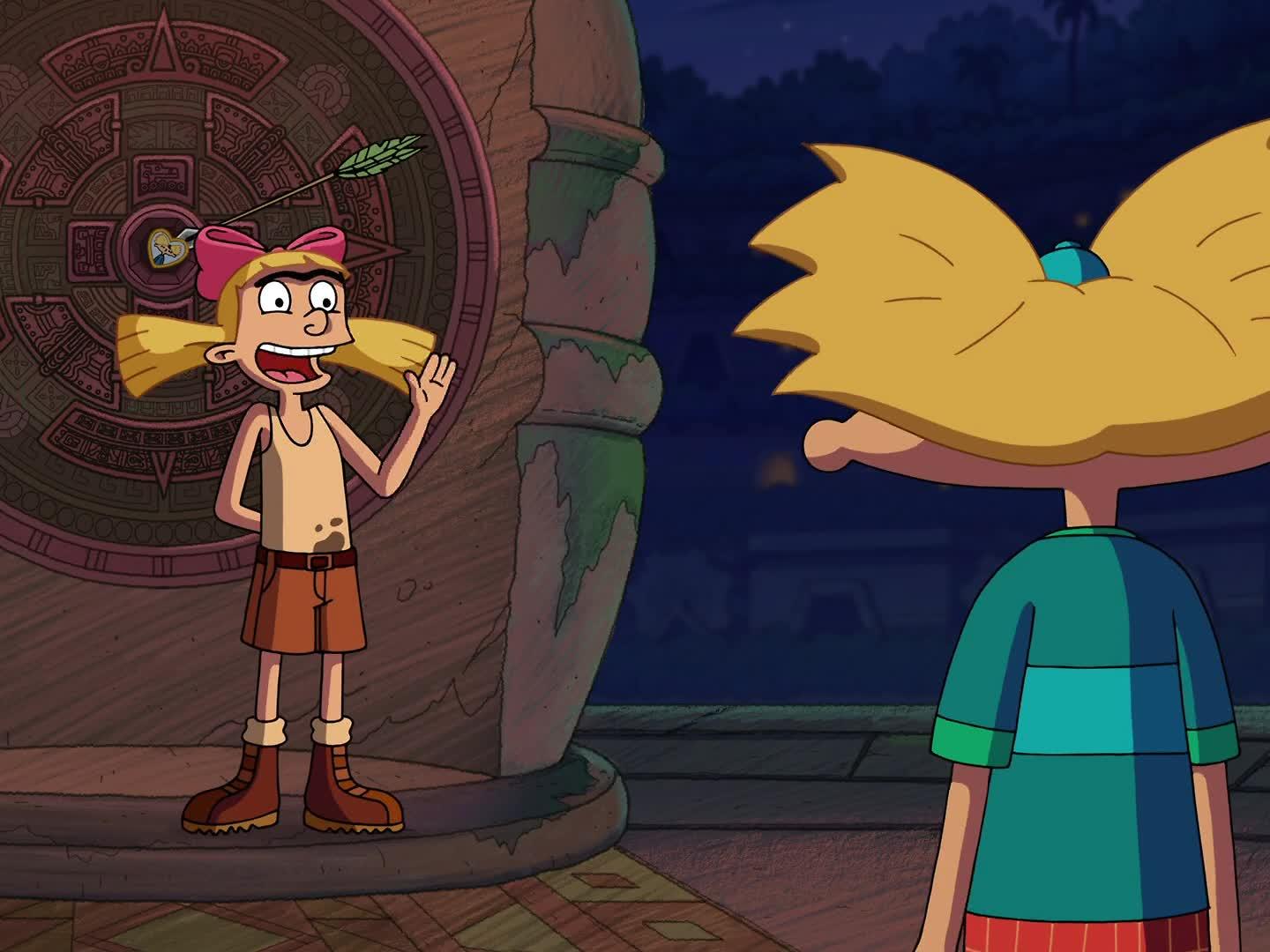 Hey, Helga? Aaah! Hey, Arnold... Helga, I've known you my whole life ...