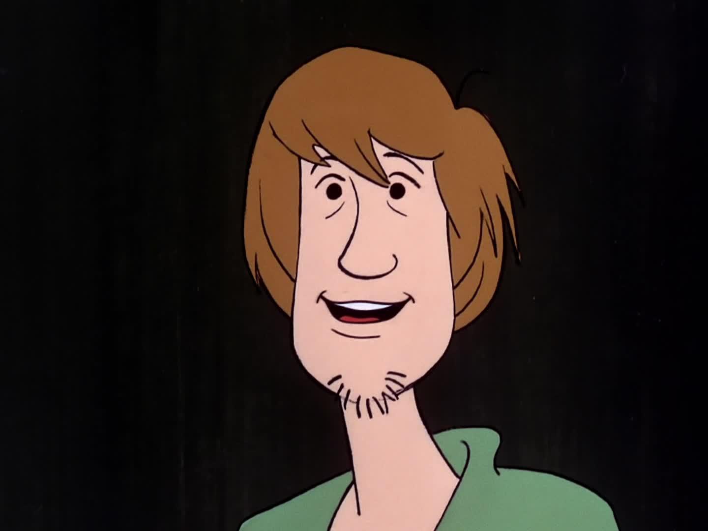 Hey, Scooby, is that you acting scared? Ape Man's head. Ape Man's head ...