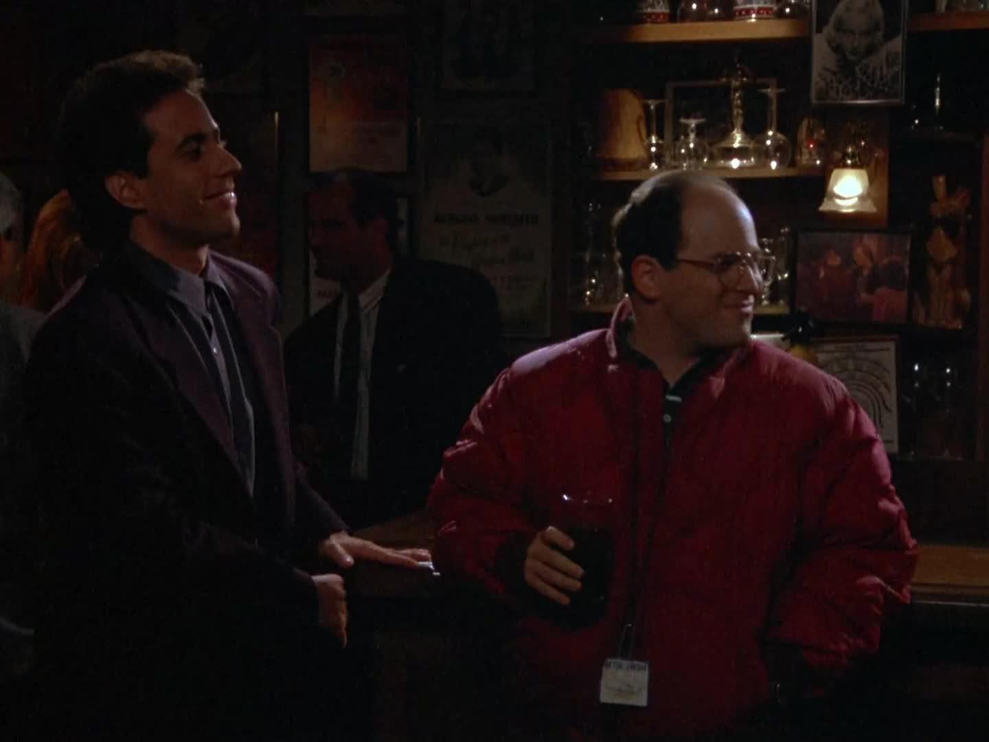 Marla! Jerry! George, Marla. Marla. George. Jerry, Stacy. Stacy. Jerry ...