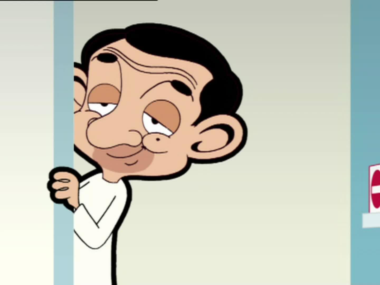 Hmm. Come along. - Ow. Ow. Yeah. - Ow. Oh.- Here we go. - Mr. Bean: The ...