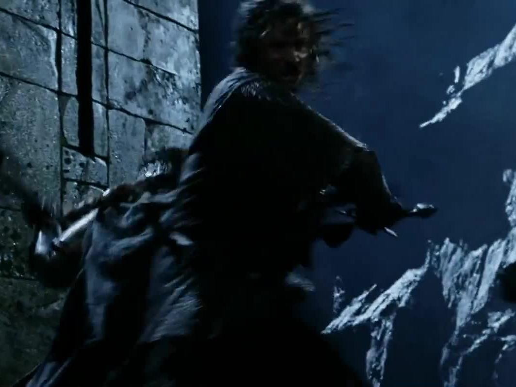 Hold fast the gate! Gimli! Aragorn! Get out of there! Aragorn! - The ...