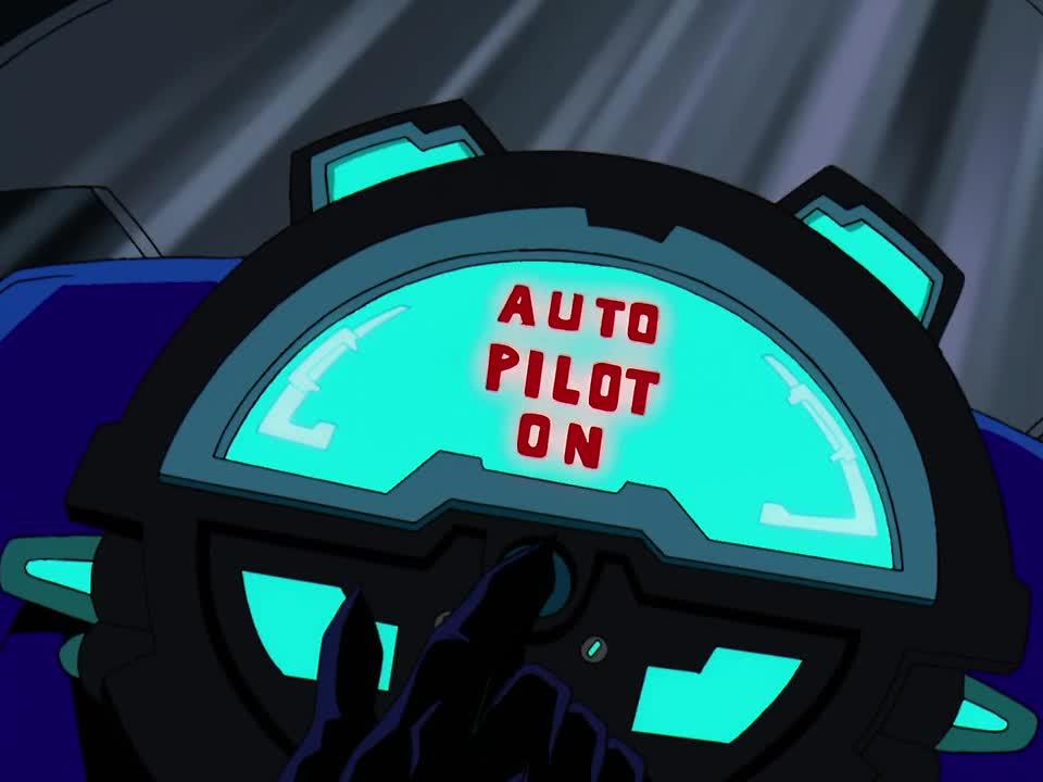 "Autopilot on. Hey, no hitchhikers. Oh, I really need my own set of ...