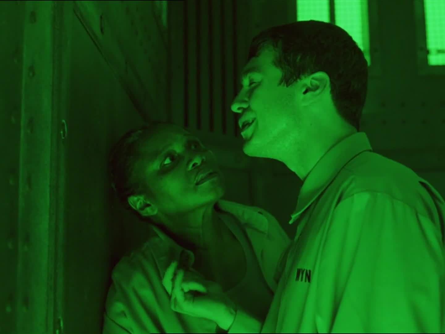 This room is... green. I wanna go back to the blue room. - Cube Zero ...