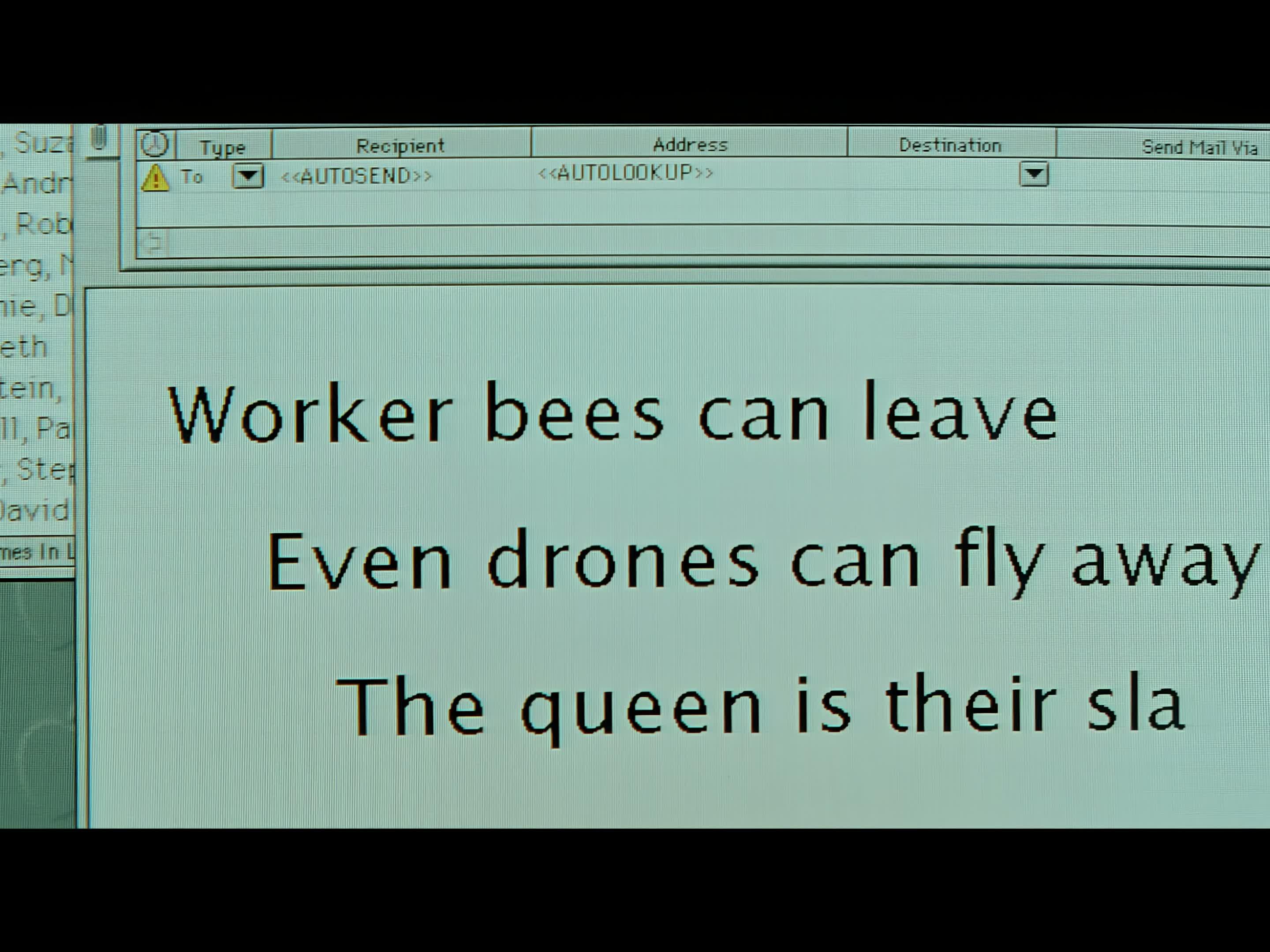 I wrote little haiku poems. I emailed them to everyone. - Fight Club ...