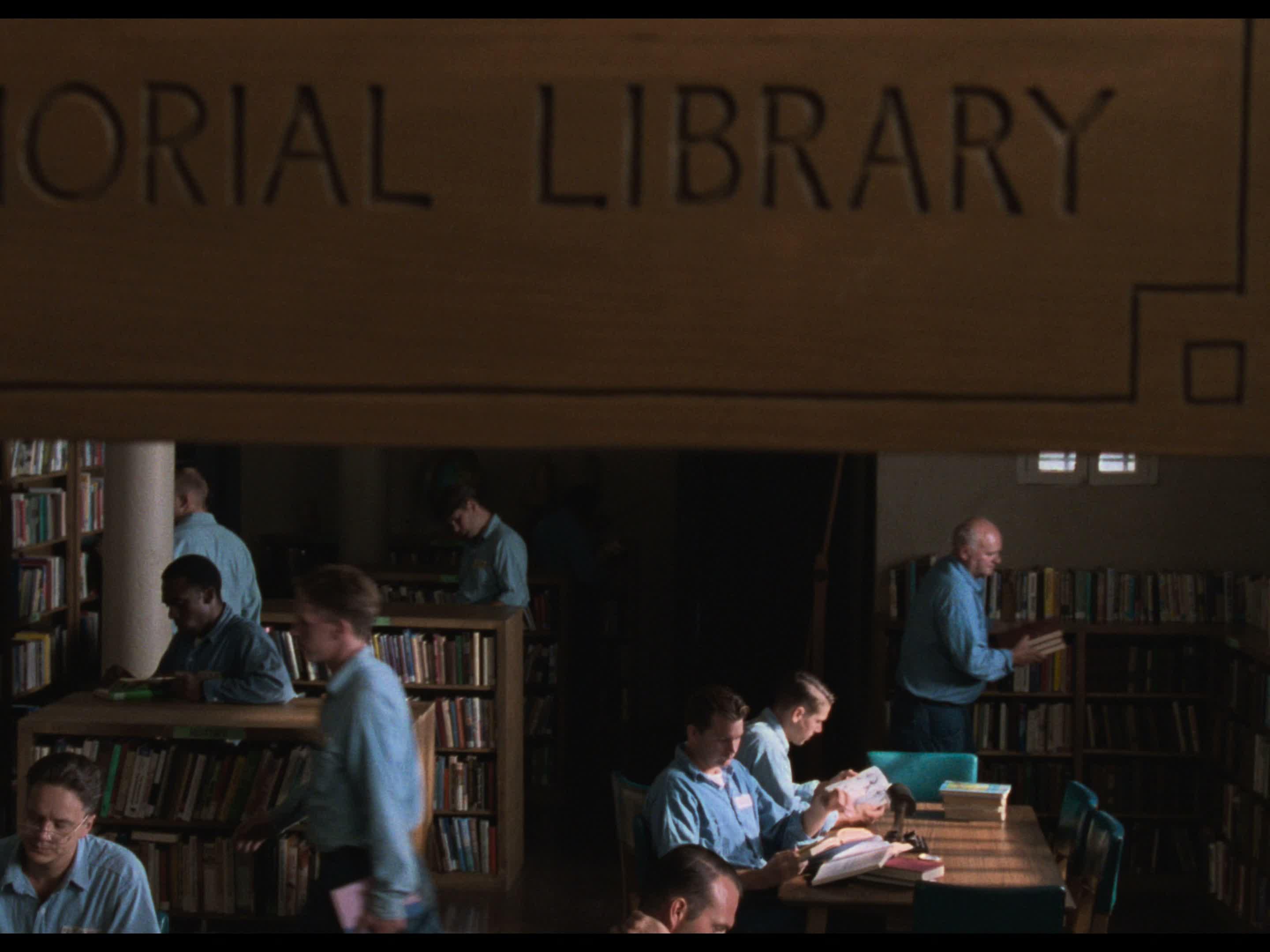...into the best prison libraryin New England... - The Shawshank ...