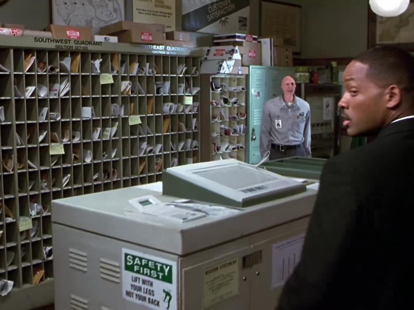 Just about everybody who works in this post office is an alien. No ...