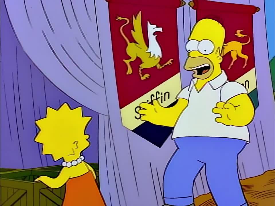 Lisa! Lisa!Where were you? You missed the mostincredible thing! Hi, Dad ...