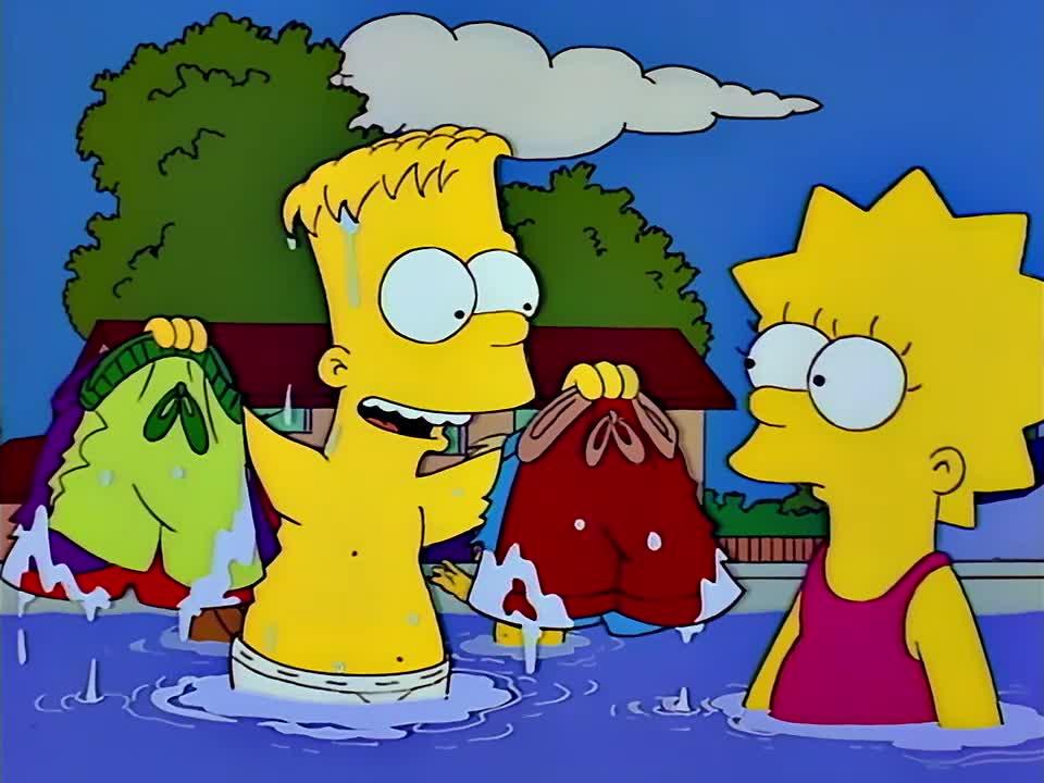 Look, Lisa, I snatchedfive bathing suits. All Martin's. Take your best ...
