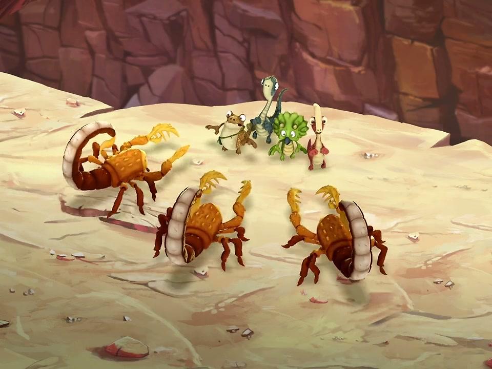 I've never seen so many scorpions together at one time. - Gigantosaurus ...