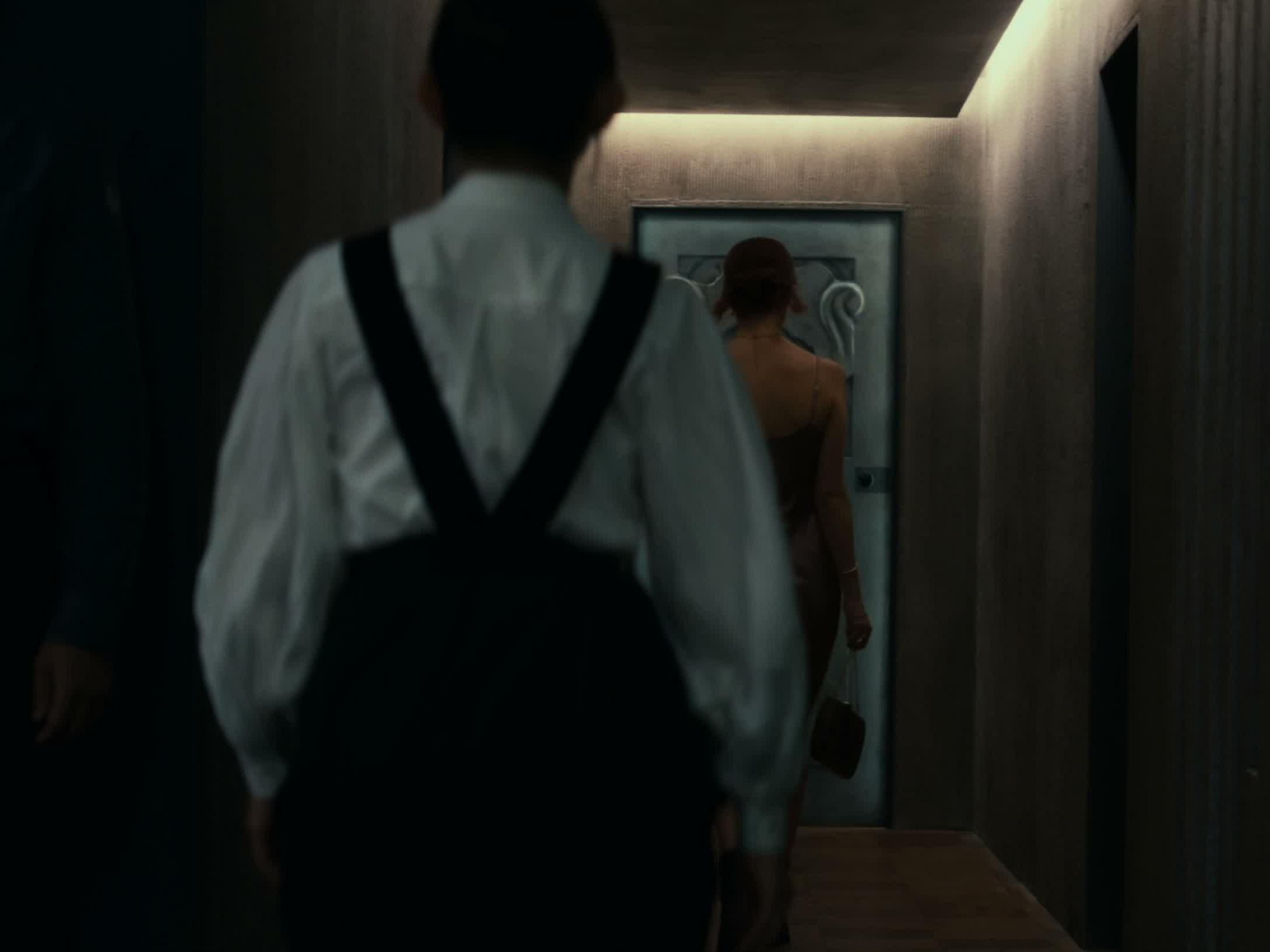 Miss Mills? How can I assist you? Just looking forthe ladies' room ...