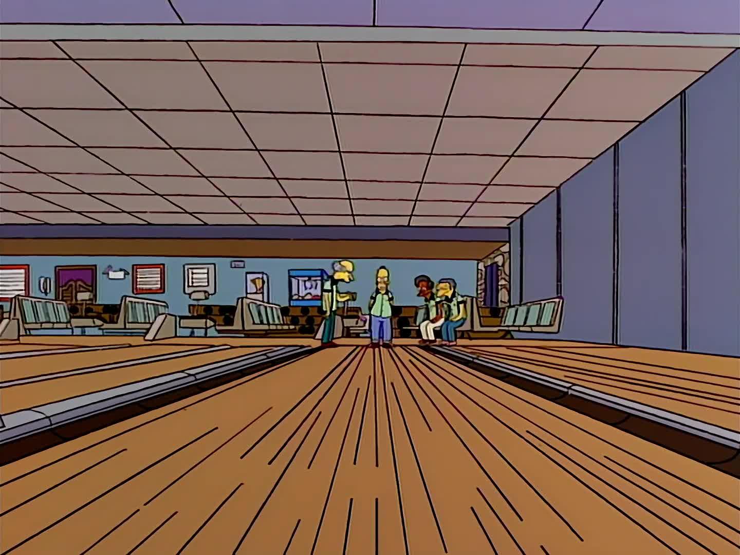 Nice one, Homer. Thanks. Okay, the Holy Rollers are aheadby one pin ...