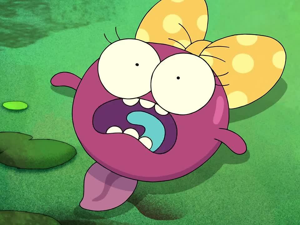 "Oh, my frog! A monster!Stay back! Huh?" - Amphibia quote