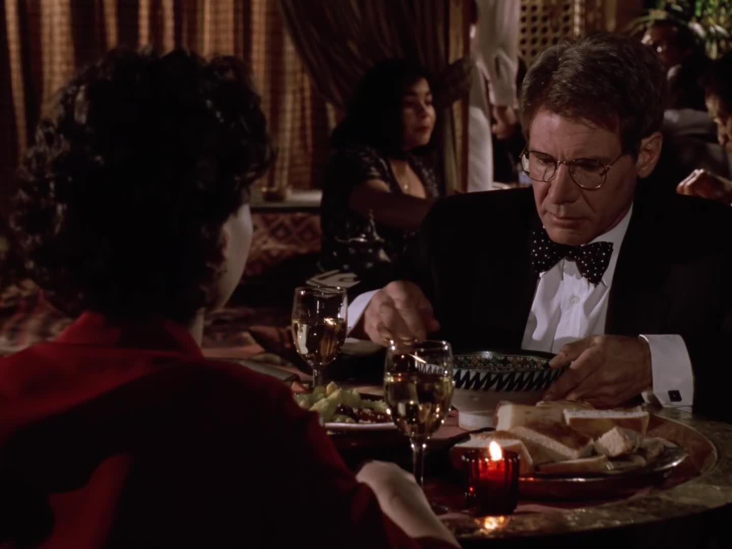 Oh, it's really so much betterif you eat with your hands. Do you mind ...