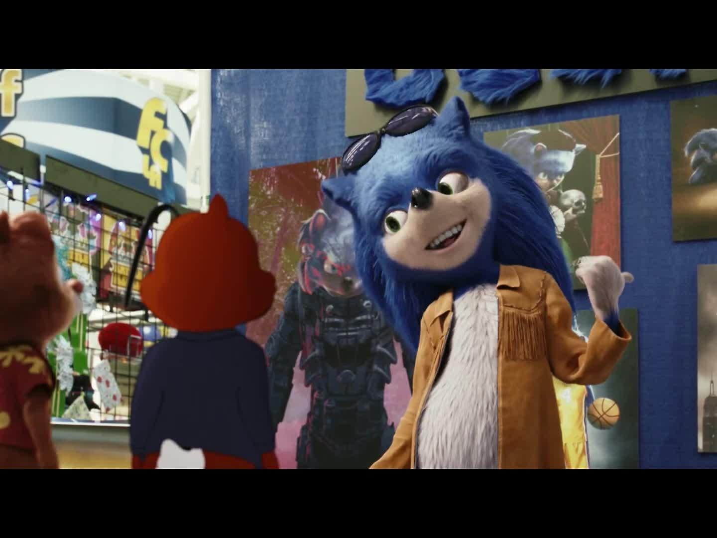 Oh? You want me to be fast? That's Sonic's thing. Ugly Sonic goes ...