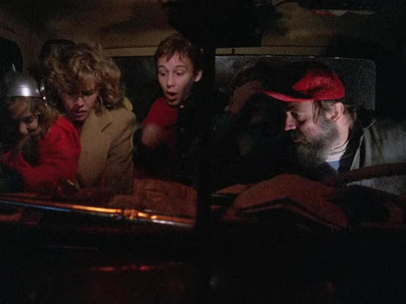 Look out, kids. Oh, God! Is it a hand? No. Oh, good. It's a gun. Oh ...