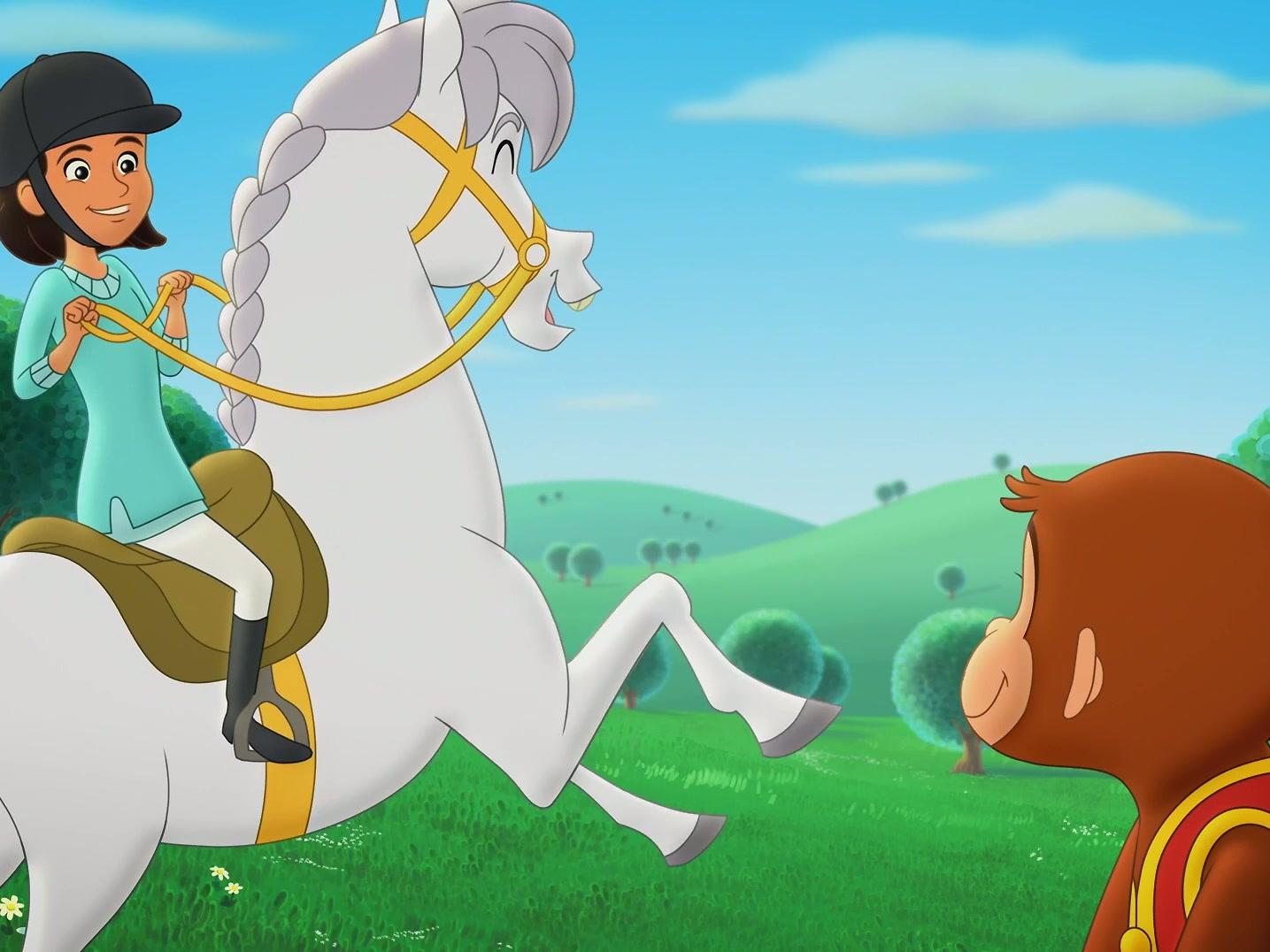 Papa will be wonderingwhere we are. Hyah! - Curious George: Royal ...