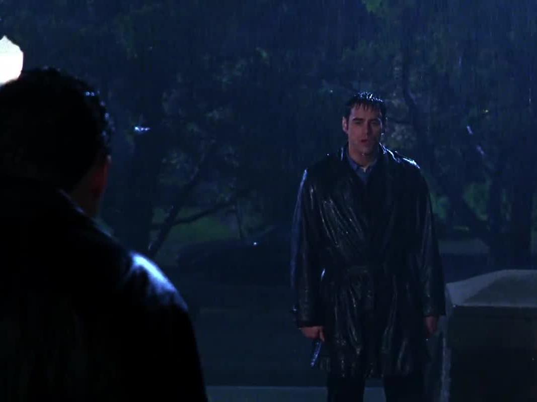 "Pretty smooth work! I set 'em up, you knock 'em down. What? Robin. I ...