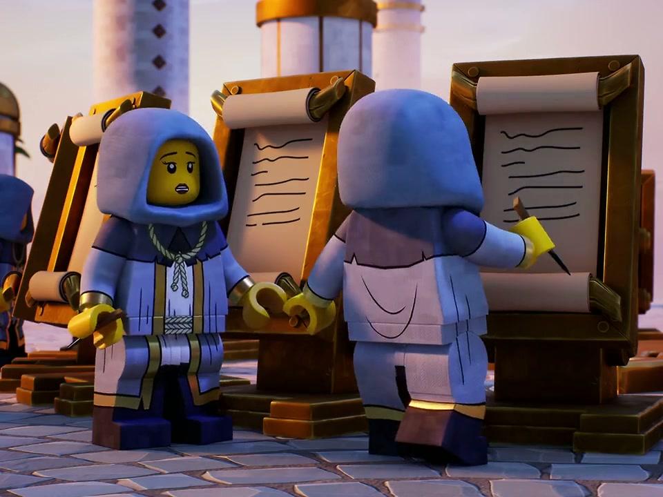 Wait, mine isn't writing. - LEGO Ninjago: Dragons Rising | Clip.Cafe