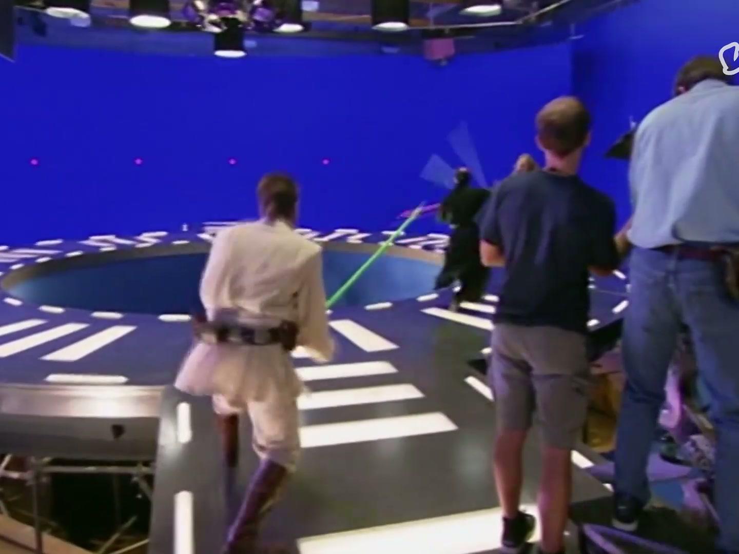 Rick McCallum said,"There is more blue screen than any film in the ...