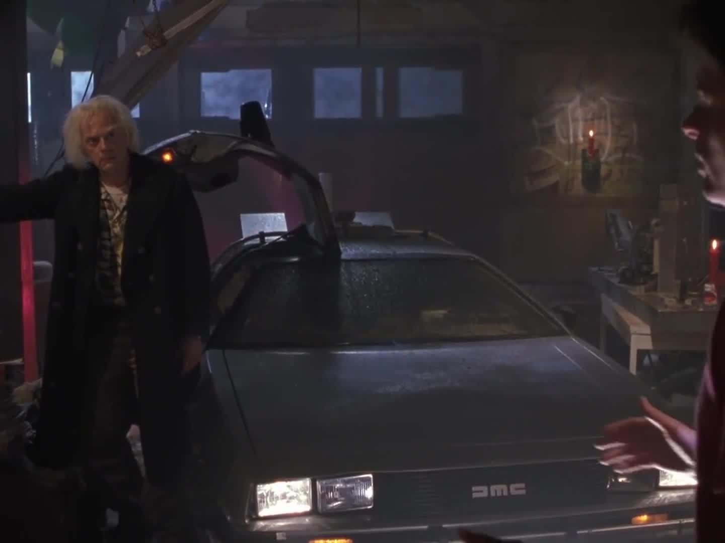 So we go back to the future, and we stop Biff from stealing the time ...
