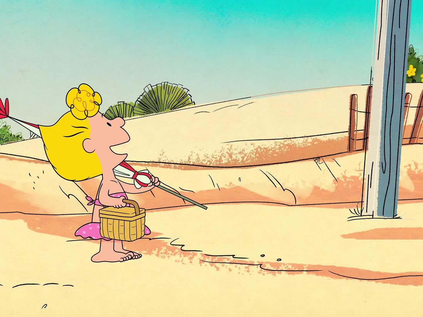 See ya next year, ma'am. Sorry, Snoopy, the beach is closed. Can I help ...