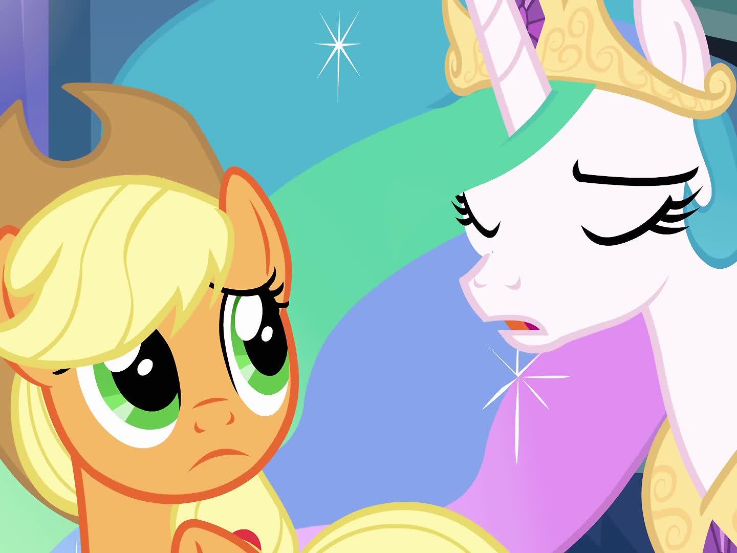 "Sunset Shimmer, is she all right? I think she's going to be fine. I ...