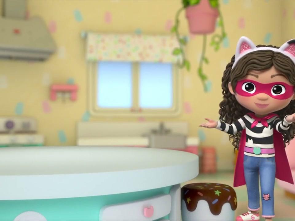 "Super Hug Attack! Super Paw Bump!" - Gabby's Dollhouse quote
