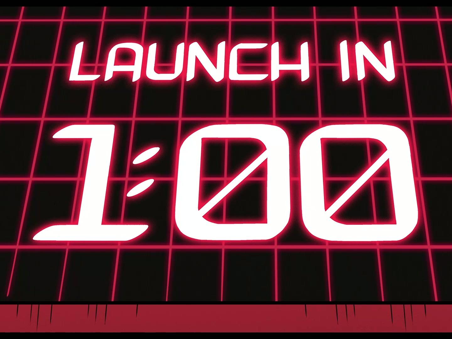 T-minus one minute until launch. 59, 58, 57... Au revoir, Louds. - No ...