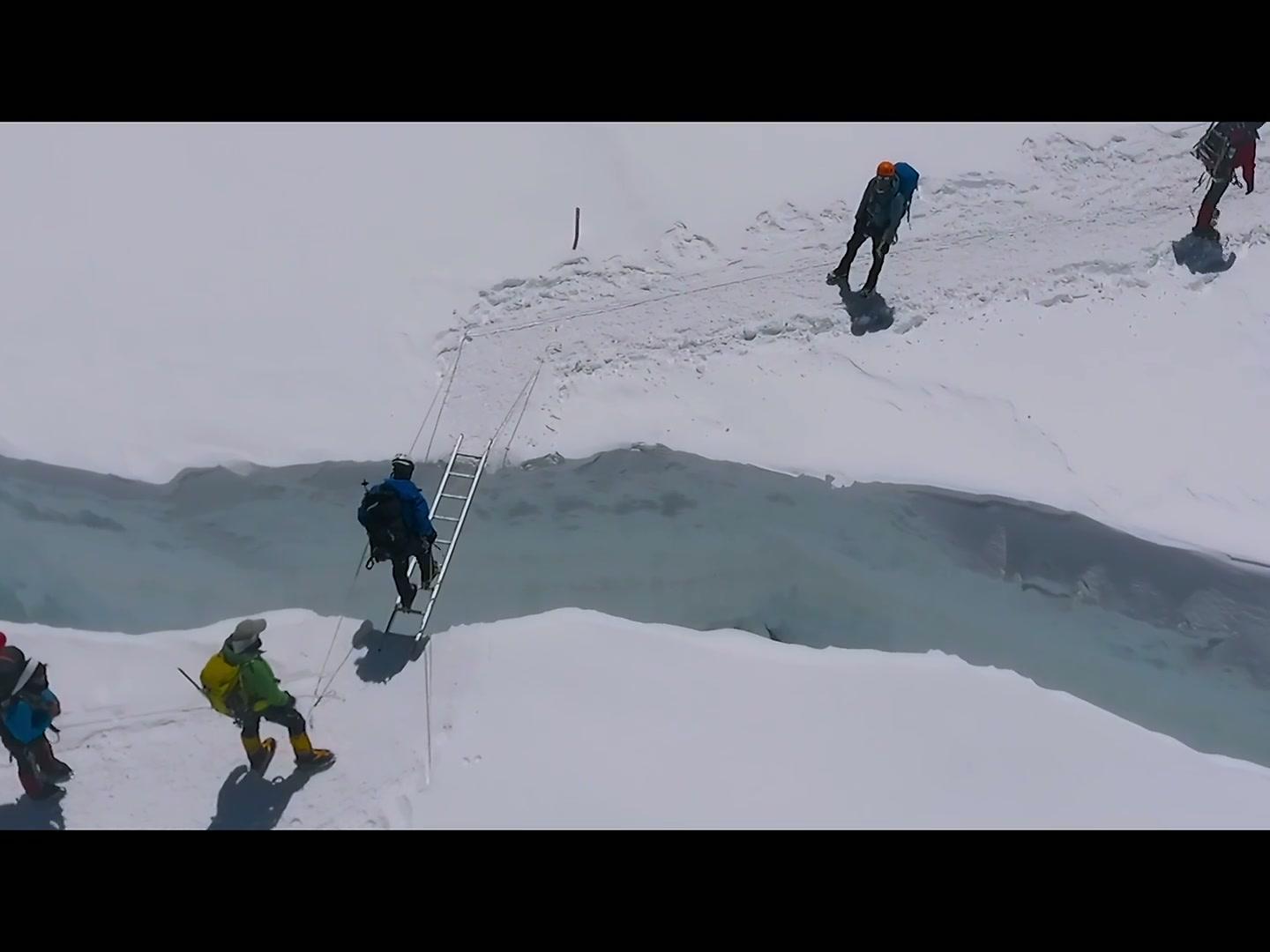 The guided routeon Mount Everest in the spring is pretty far ...