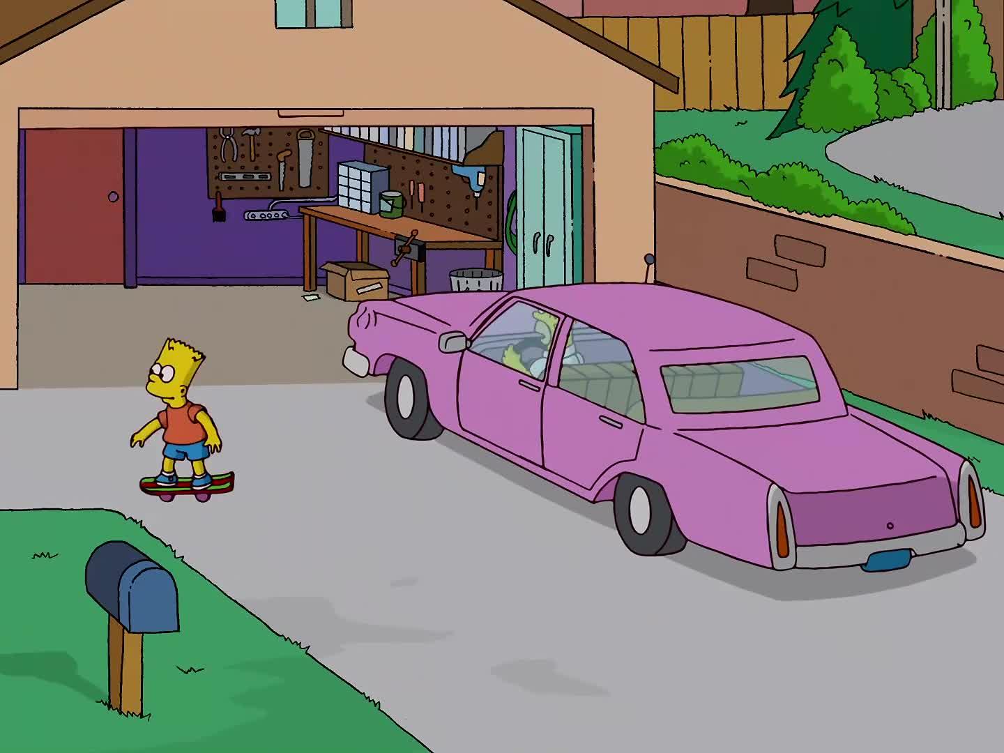 The Simpsons ♪ (tires screeching) D'oh! (grunting) (whistles blow ...