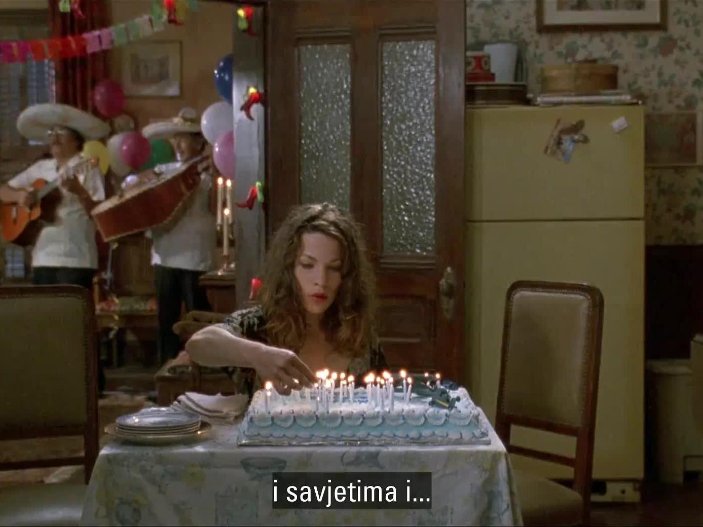 These philosophies, with pies and bananas and Q-tips and... I'm an ...