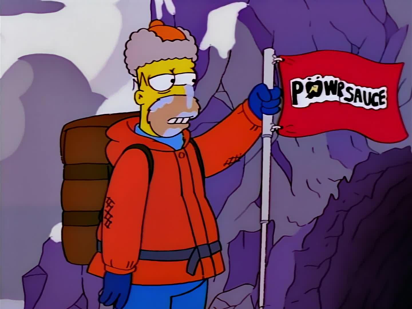 This may not be the top, but it's as closeas a Simpsons ever gonna get ...