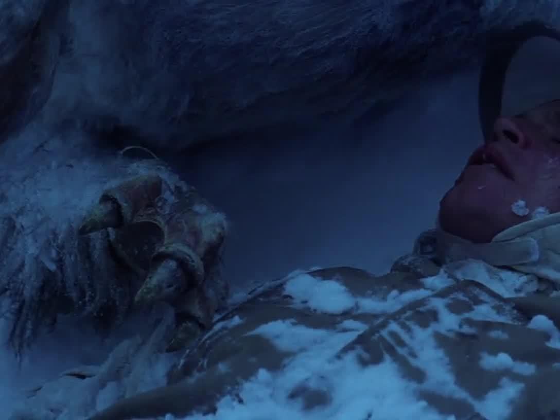 This may smell bad, kid, but it'll keep you warm until I get the ...